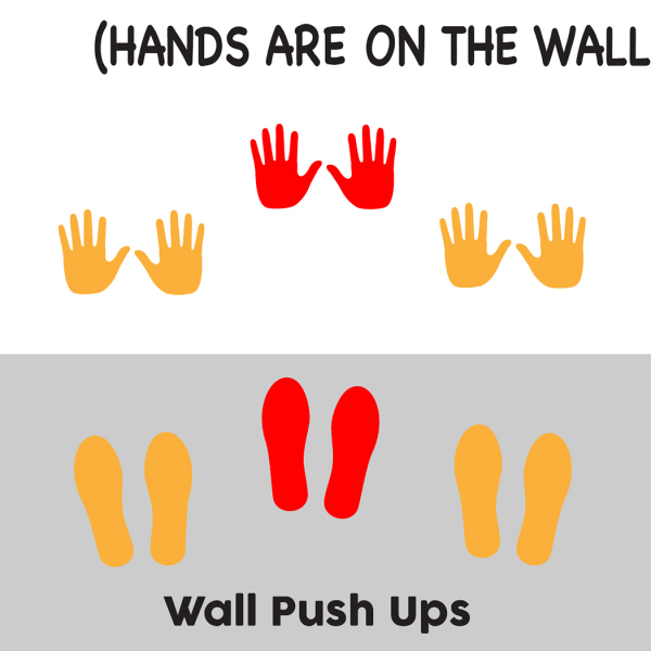 Wall Push Ups (4119-NW) – Creative Services E-Store