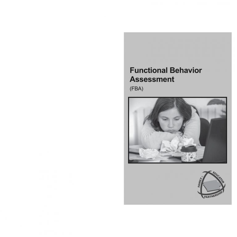 Functional Behavior Assessment Booklet (FEP Main) – Creative Services E ...