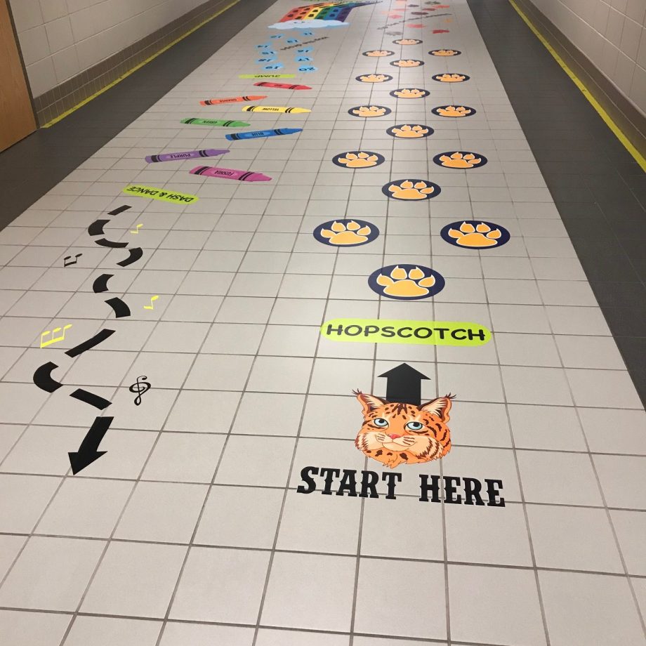 School Logo Hopscotch (4114-NW) – Creative Services E-Store